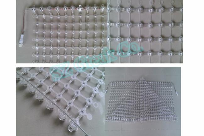 P30 outdoor mesh led for building surface