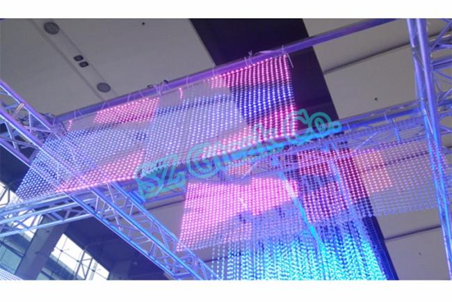 P30 outdoor mesh led for building surface