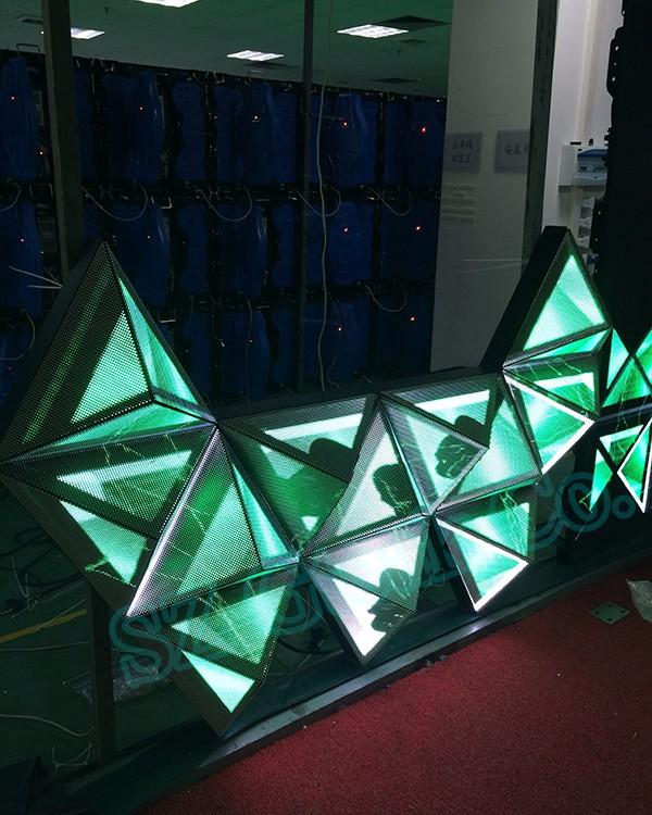 hot selling nightclub led display 3d dj booth console table