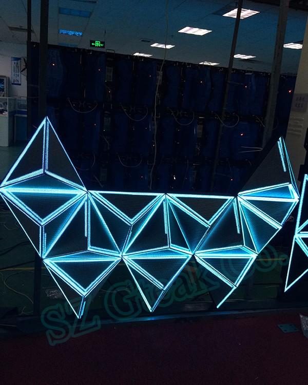 hot selling nightclub led display 3d dj booth console table
