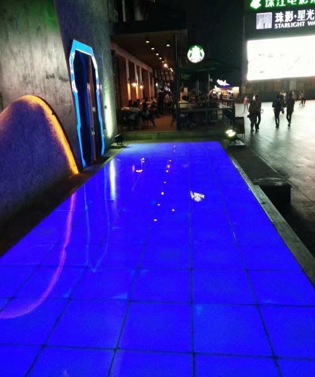 China Shinning multi color led floor lamp dancefloor twinkle starlit led white light dance floor tiles for wedding party