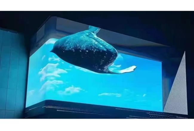 Guangzhou shenzhen p5 p8 p10 naked eye video wall digital led display screen waterproof led video 3d billboard advertising