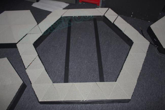 5mm pantalla led triangular para interior