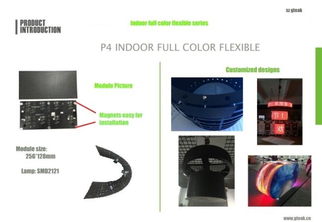indoor rgb full color customized P2 P3 P4 P5 p6 flexible led display screen panel module price wholesale