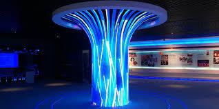 HD full color curved led tv display screen for indoor led advertising display screen curve