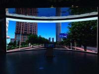 China 6mm flexible led video wall customized screen display for sale