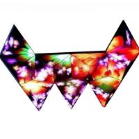 China 3D effect full color led dj booth for sale