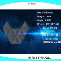 China High Brightness Indoor 3d LED Triangular DJ Screen for Nightclub Stage Pub Visual Effects for sale