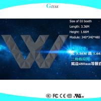 China High Brightness Indoor 3d LED Triangular DJ Screen for Nightclub Stage Pub Visual Effects for sale