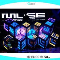 China Full color cube magic led pixel 3d dj booth for sale