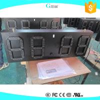 China SDK Function 7 Segment Large LED Display Digital Thermometer Panel with Customized Shape Design for sale