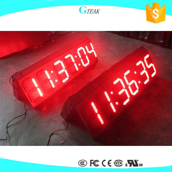 Quality multi-color 6 digit 7 segment digital led clock display screen for sale