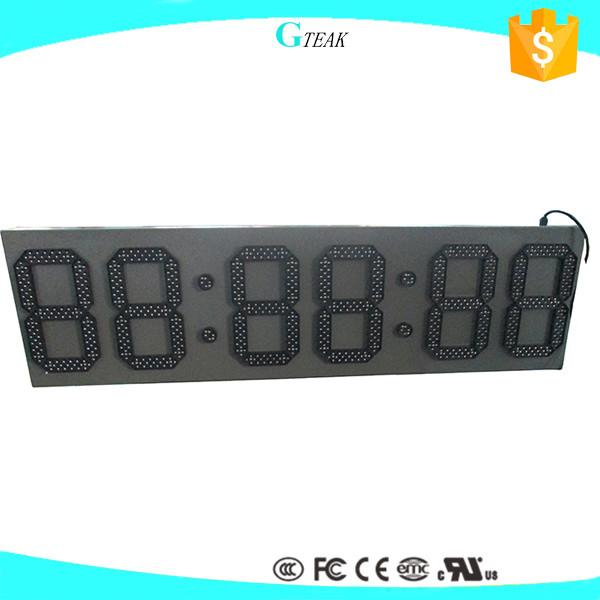 Quality multi-color 6 digit 7 segment digital led clock display screen for sale