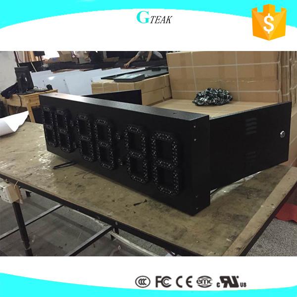 Quality multi-color 6 digit 7 segment digital led clock display screen for sale