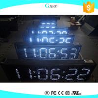 China multi-color 6 digit 7 segment digital led clock display screen for sale