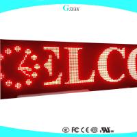 China Single color bus led display screen high brightness for sale