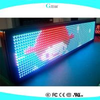 China Single color bus led display screen high brightness for sale