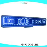 China Single color bus led display screen high brightness for sale