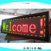 China Scrolling running message electronic led display for sale