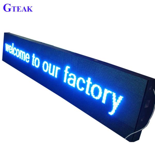 Quality Outdoor Banner Display Programmable Electronic LED Sign with Semi-outdoor and for sale