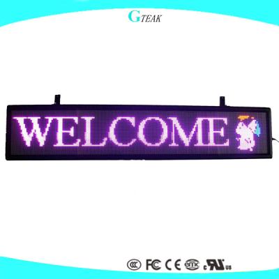 Quality Outdoor Banner Display Programmable Electronic LED Sign with Semi-outdoor and for sale