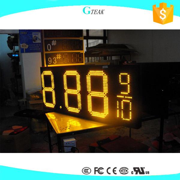 Quality Outdoor waterproof gas station led price sign shenzhen manufacture for sale