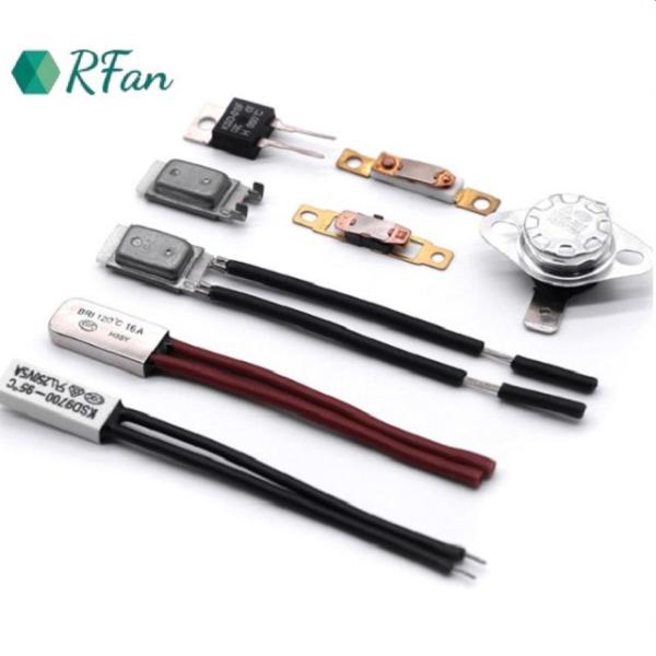 Quality ST-12 Thermostat Thermal Protector 250V 10A Thermal Resettable Fuse For Hair for sale