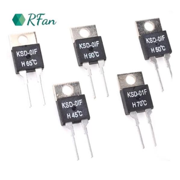 Quality KSD01F 10A 15A Thermal Protector Resettable Thermal Cutoff Fuse For Washing Machine for sale