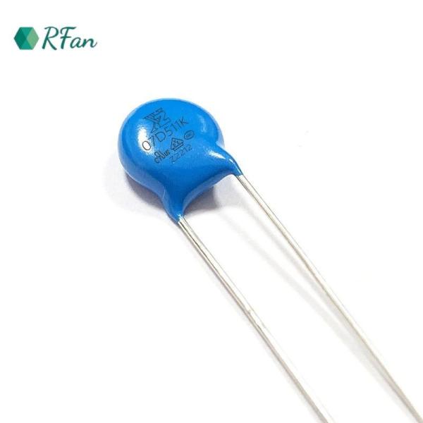 Quality 07D511K DIP Metal Oxide MOV Varistor Multipurpose For Various Kinds Of Relays for sale