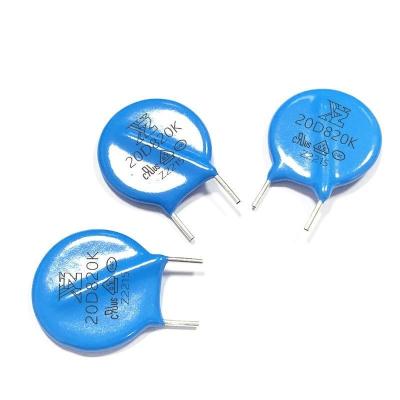 Quality MOV 20D820K DIP Varistor Metal Oxide Varistor Multipurpose For Ac 380V for sale