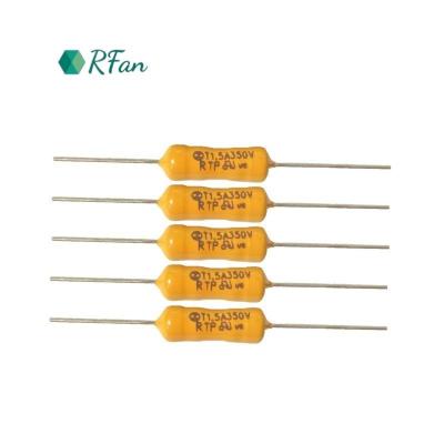 China STB1150 Subminiature Slow Blow Time Delay Fuse Axial Lead 1.5A 350V 3x7mm for sale