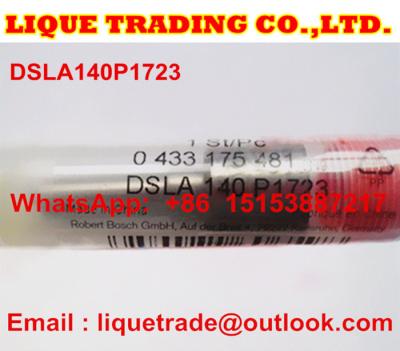 China DSLA140P1723, 0433175481 Genuine and New Common rail fuel nozzle DSLA140P1723, 0433175481 for 0445120123, 4937065 for sale