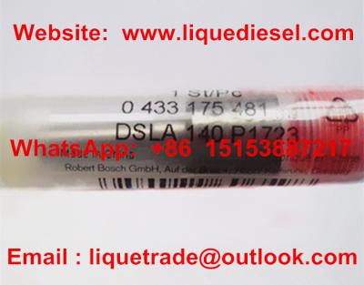 China DSLA140P1723, 0433175481 Genuine and New Common rail fuel nozzle DSLA140P1723, 0433175481 for 0445120123, 4937065 for sale