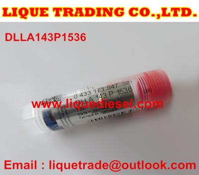 China BOSCH Genuine and New Common rail nozzle DLLA143P1536 , DLLA 143 P 1536 , 0433171947 , 0 433 171 947 for 0445120054 for sale