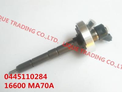 China BOSCH Common rail injector 0445110284 / 0 445 110 284 for 16600 MA70A / 16600MA70A / 16600-MA70A for sale