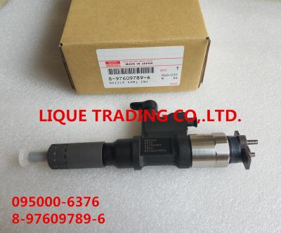China DENSO 6376 genuine INJECTOR 095000-6376, 8-97609789-6 , 8976097896 , 97609789 for sale