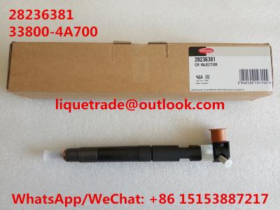 China DELPHI Original and New Common rail injector 28236381 for HYUNDAI Starex 33800-4A700 , 338004A700 for sale