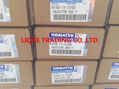 China DENSO common rail injector 6156-11-3100 , 6156113100 , 095000-0800 , 095000-0801 for KOMATSU for sale