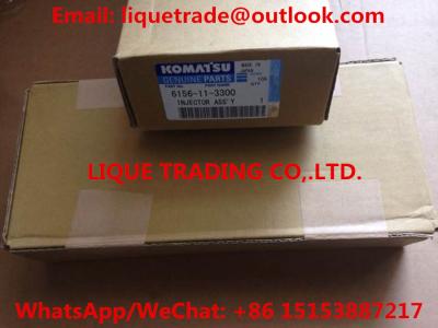 China Common Rail Injector 6156-11-3300 , 6156113300 , 095000-1211 for Komatsu for sale