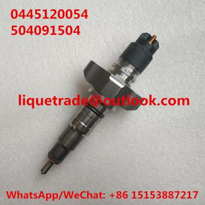 China BOSCH common rail injector 0445120054 , 0 445 120 054 , 0445 120 054 for IVECO 504091504, CASE NEW HOLLAND 2855491 for sale