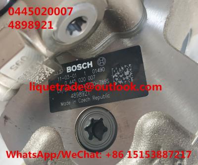 China BOSCH Fuel Pump 0445020007, 0 445 020 007 for Cummins  4898921, IVECO 5801382396 for sale