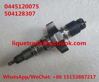 China BOSCH Common Rail Injector 0445120075 , 0 445 120 075 for IVECO 504128307, CASE NEW HOLLAND 2855135 for sale