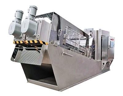 China Cow Dung Screw Press Sludge Dewatering Machine Excremen Liquid Solid Separator Processing Machine for sale