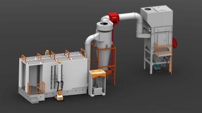 China High-Efficiency Powder Coating Line Advanced Surface Finishing Solution Industrial for sale