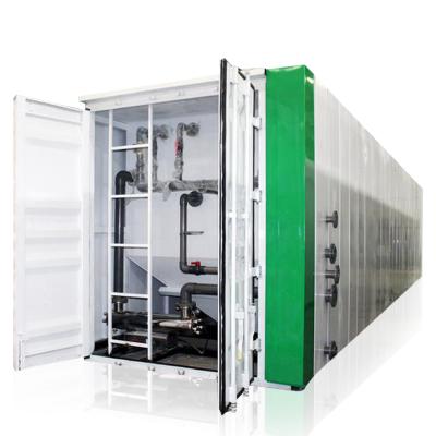 China MBBR Sewage Treatment Plant 10-1000m3/Day with PLC Control for sale