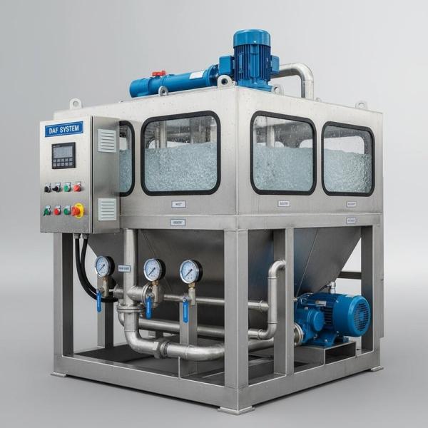 Quality DAF Dissolved Air Flotation Machine 4-6 Bar Air Saturation Pressure Automatic for sale