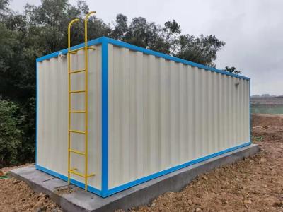 China Containerized MBBR Sewage Treatment Plant with 1-100,000 m³/day Capacity and Biological Chemical Physical Treatment for sale