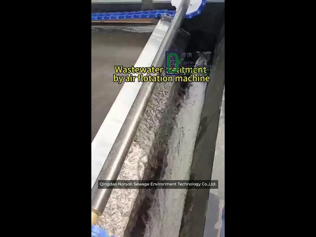 1.8*1.13*1.28-11.5*2.95*2.68 dissolved air flotation unit for domestic wastewater treatment in food