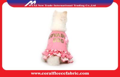 Cina Vestiti svegli dell'animale domestico del denim tricottati rosa per principessa Girl Dog Dress, abito dell'animale domestico dell'OEM in vendita
