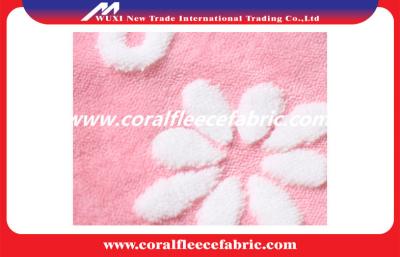 China De comfortabele Afwijking breide Zachte Shu-de Polyesterstoffen van de Katoenfluweel Materiële Badjas Te koop
